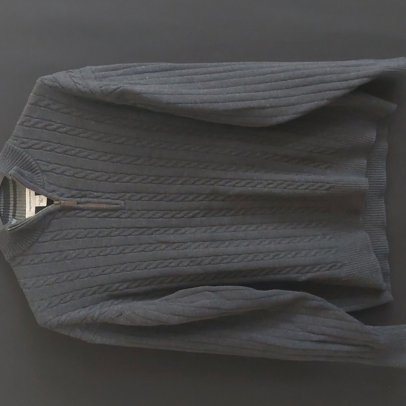 Pronto Uomo | Sweaters | Cable Knit 4 Zip Sweater | Poshmark